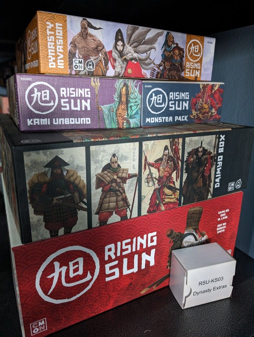 [BNIB] Rising Sun Board Game (KS Daimyo Edition), Hobbies & Toys, Toys ...