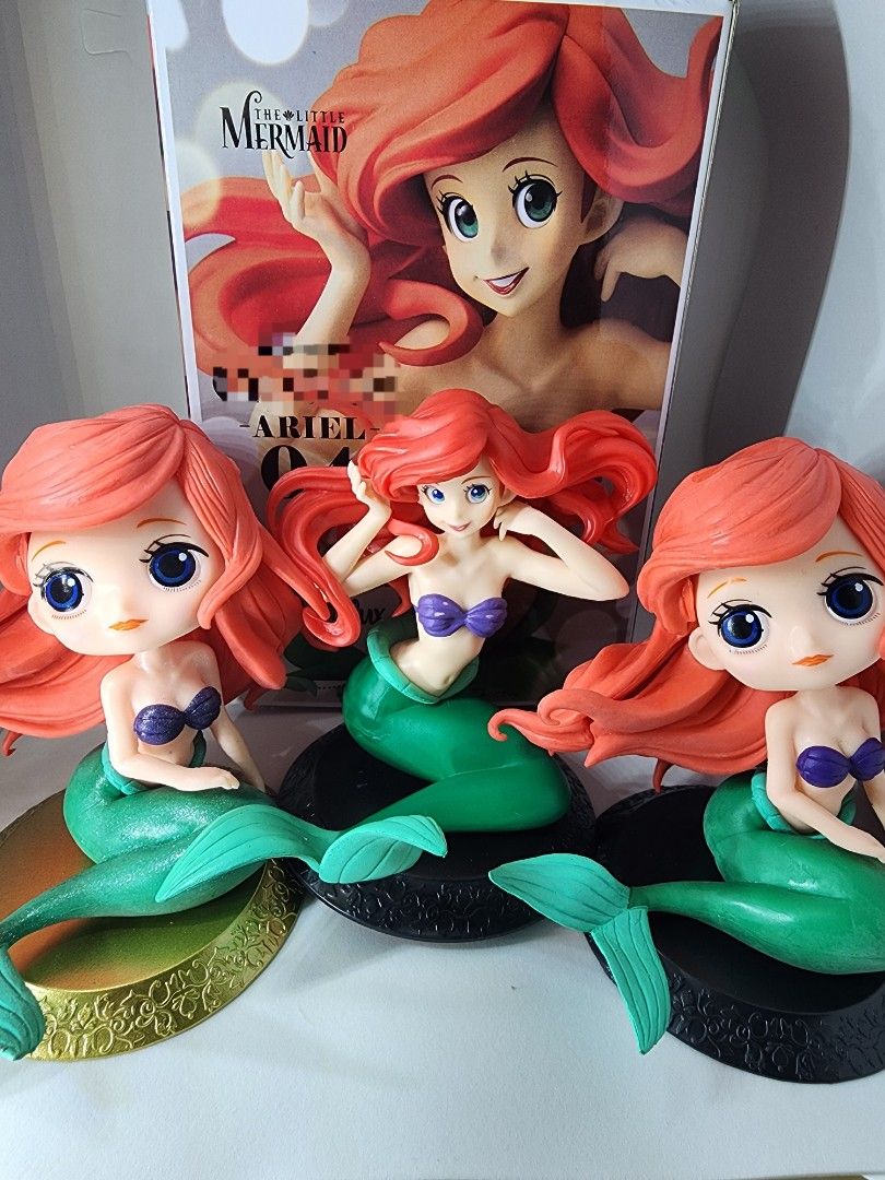 Disney Princess - Ariel Set (The Little Mermaid) - Cute Chibi Figurine ...