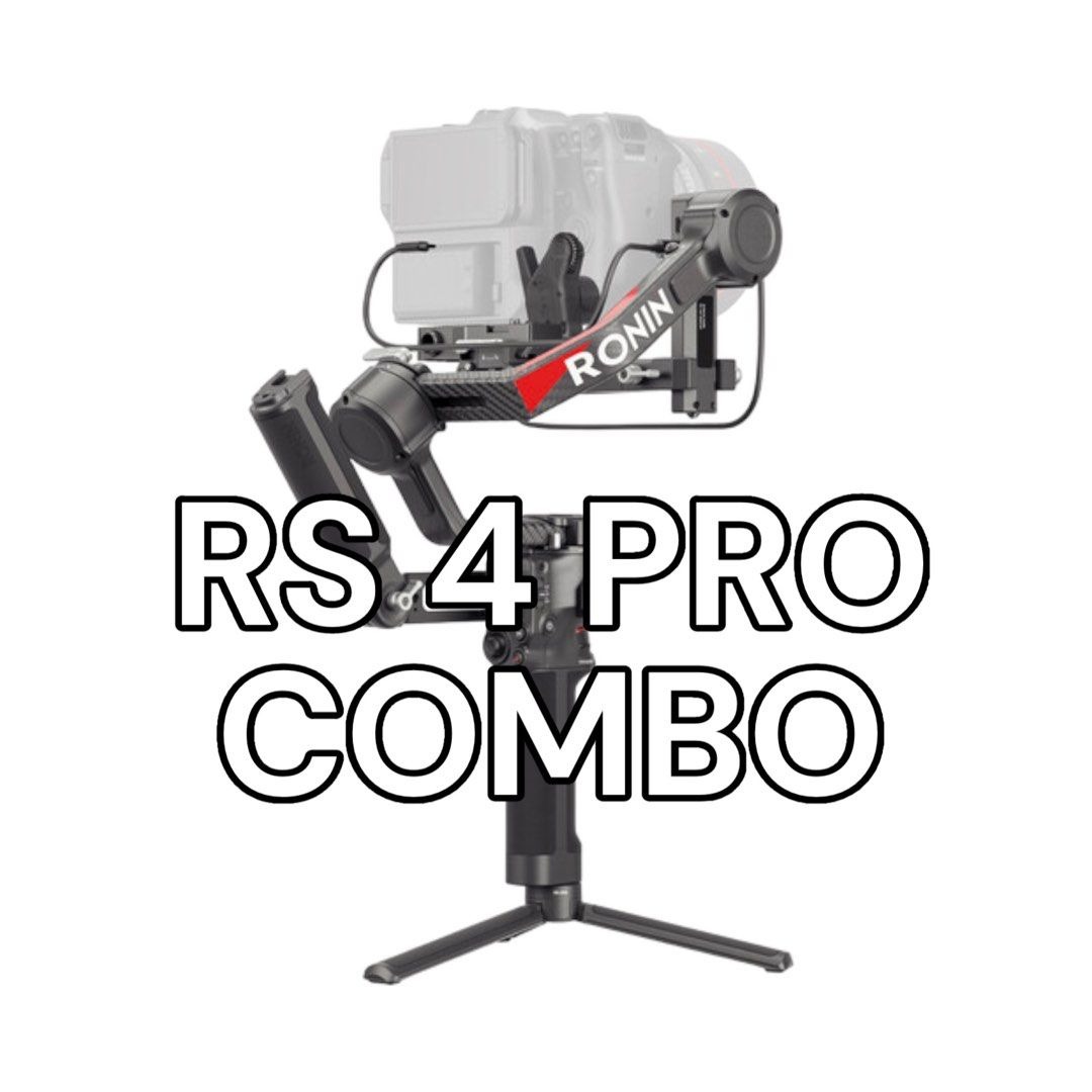 DJI RS 4 Gimbal Stabilizer Combo /2024, Photography, Photography ...