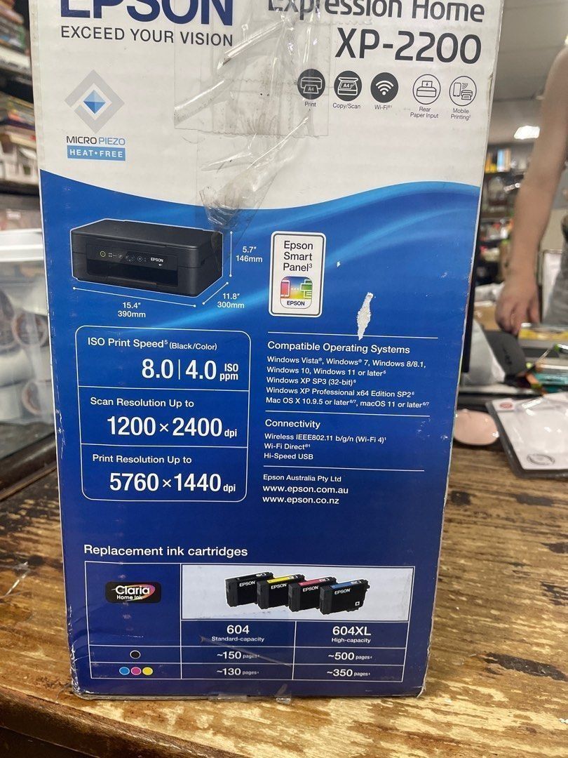 Epson XP-2200 Wireless Printer, Computers & Tech, Printers, Scanners ...