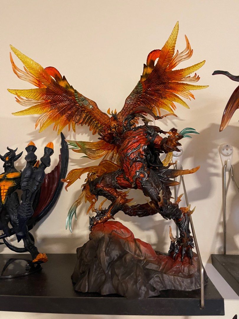 Final Fantasy XVI Ifrit and Phoenix statue, Hobbies & Toys ...