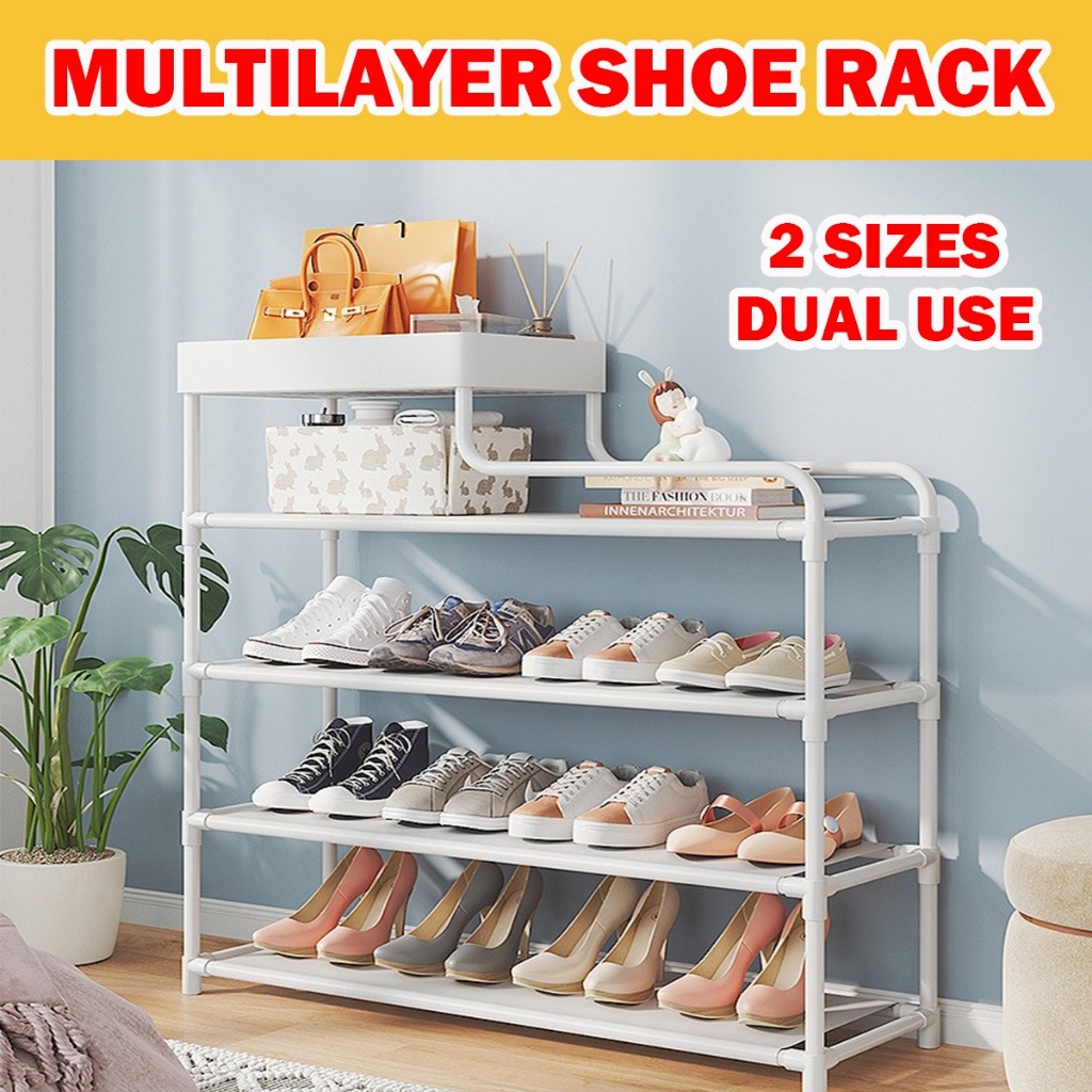[FREE DELIVERY] Multi-layer Shoe Rack Cabinet Multifunctional Simple ...