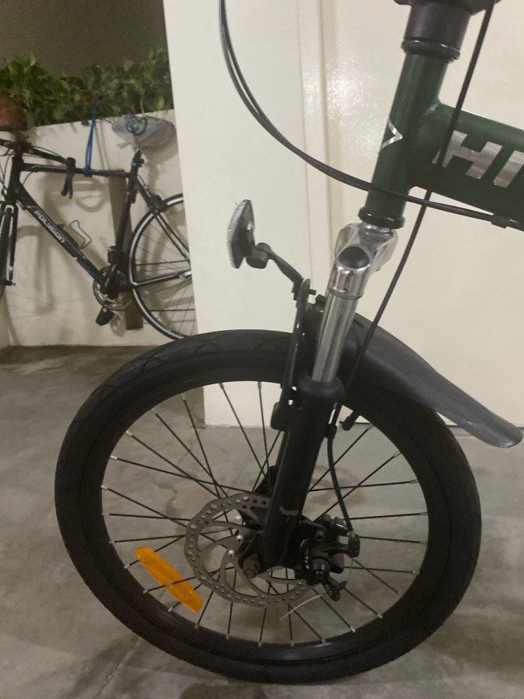 FREE RUBBER DUCK HONK Hito foldable bike, Sports Equipment, Bicycles ...