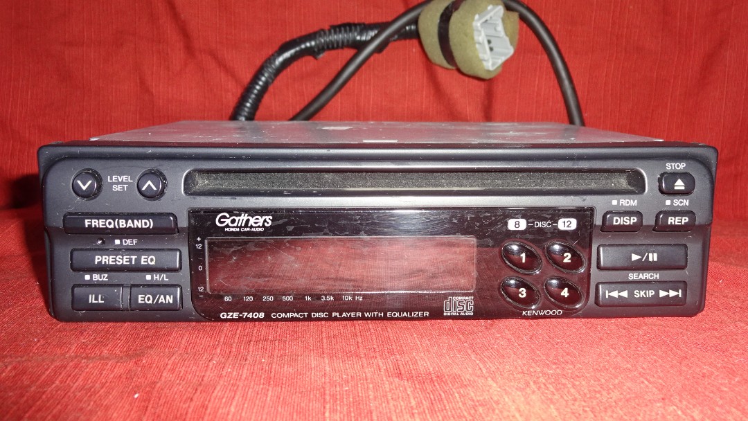 Gathers CD Player Kenwood Gze-7408 Radio Car Audio, Audio, Other Audio Equipment on Carousell