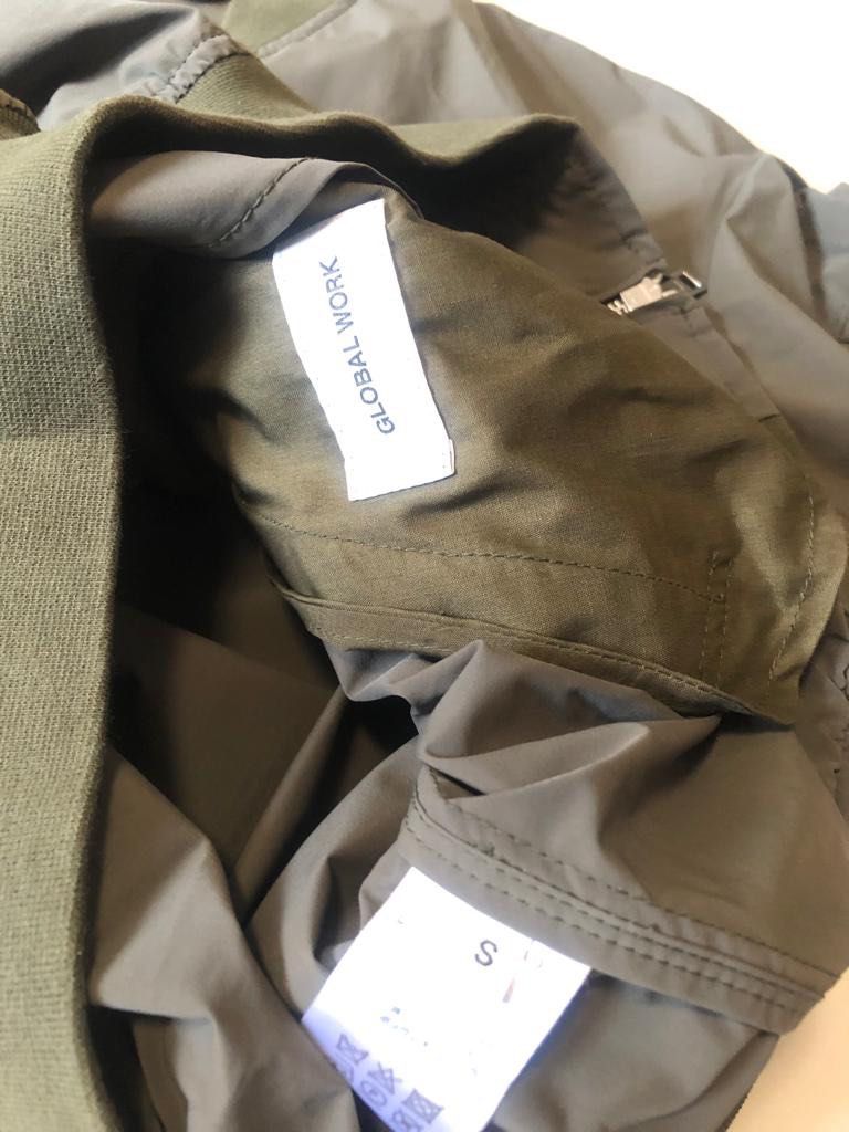 Global work grass green coat, 男裝, 外套及戶外衣服 - Carousell