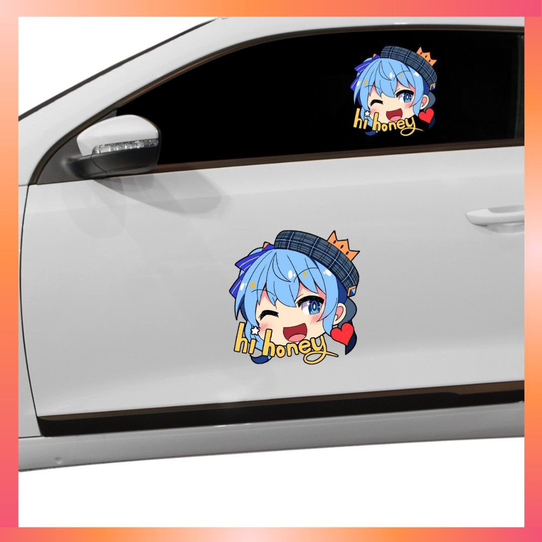 Hololive Hoshimachi Suisei Waterproof Sticker, Hobbies & Toys ...