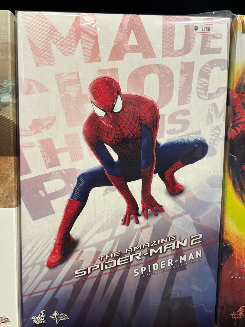Hot Toys 1/6 MMS244 Amazing Spider-Man 2 Collectible Figure BIB ...