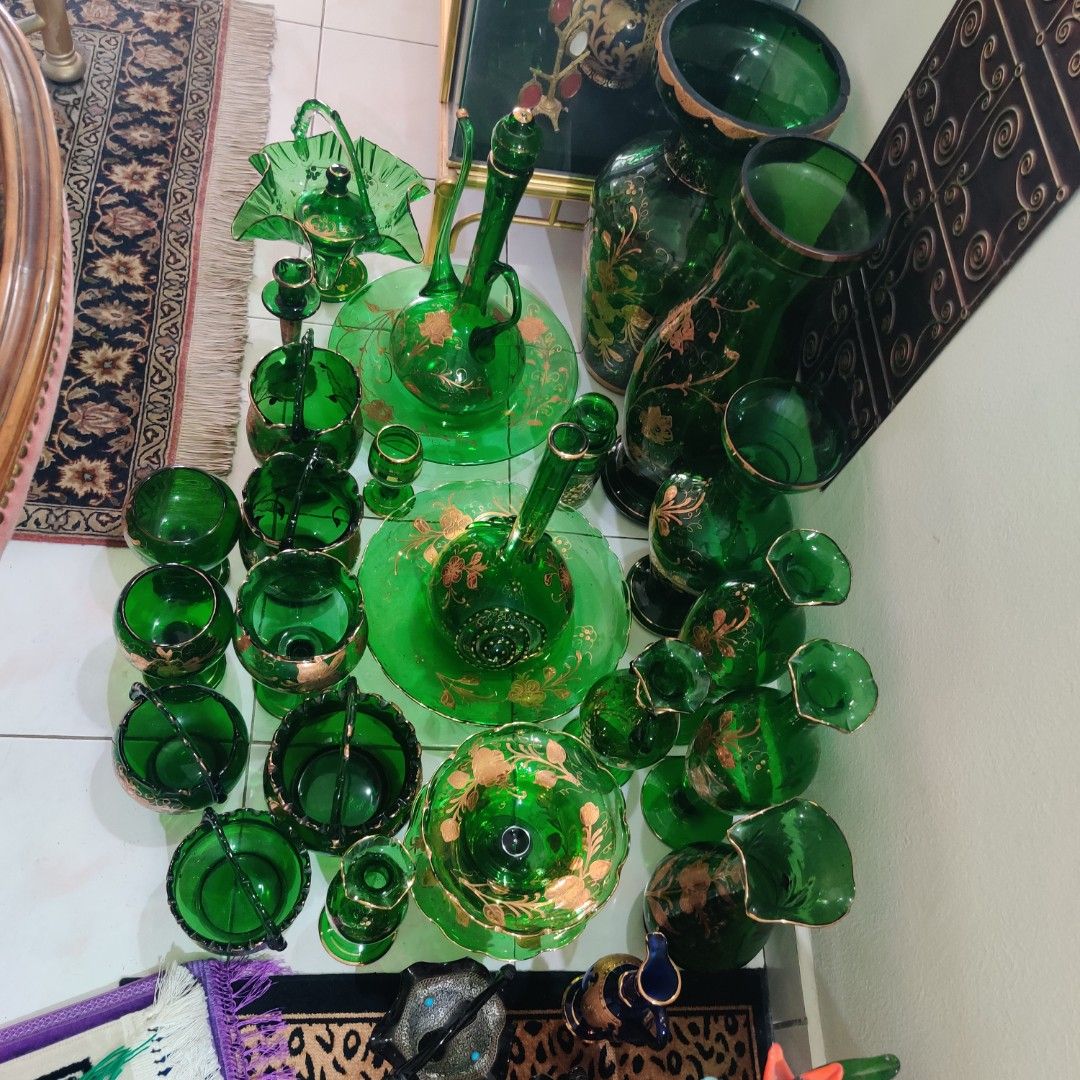 Vintage Iranian Glass, Furniture & Home Living, Home Decor, Vases ...