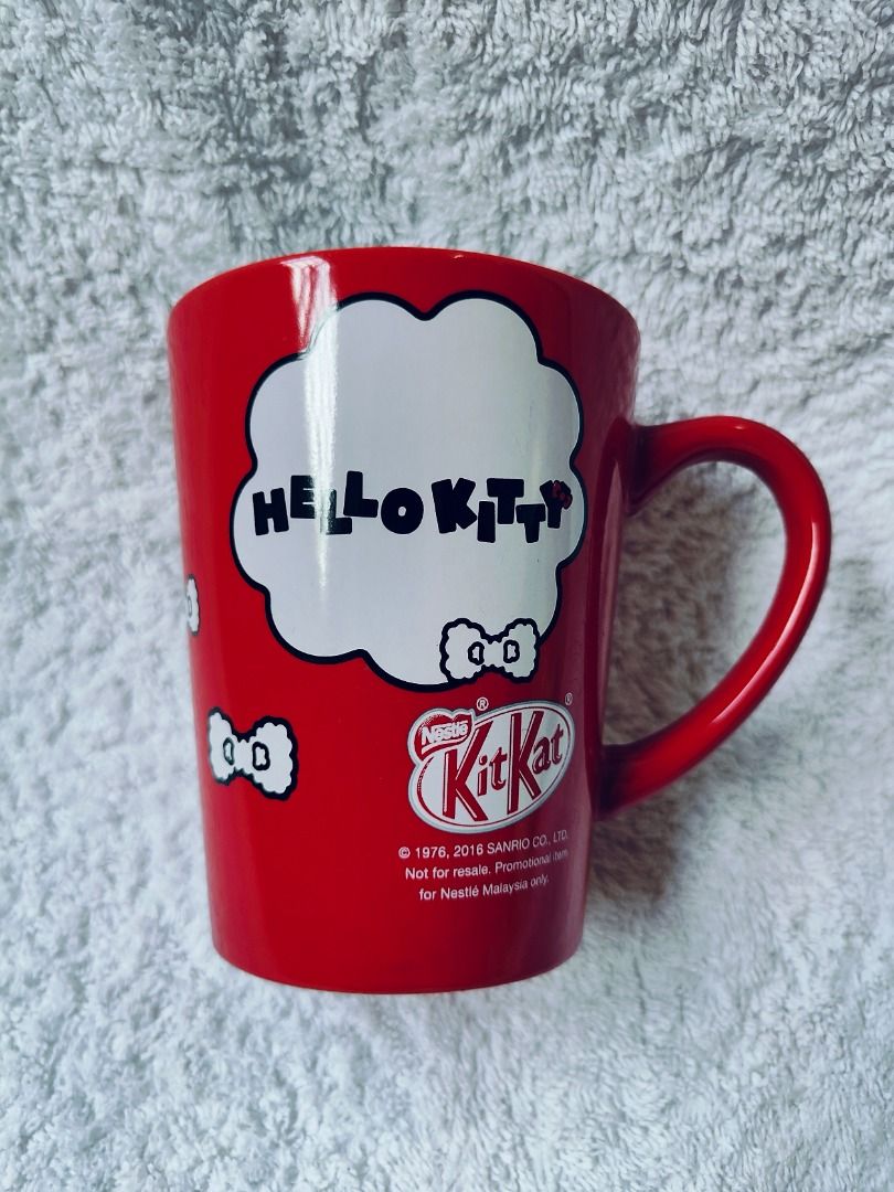 Kit Kat Hello Kitty Mug, Furniture & Home Living, Kitchenware ...