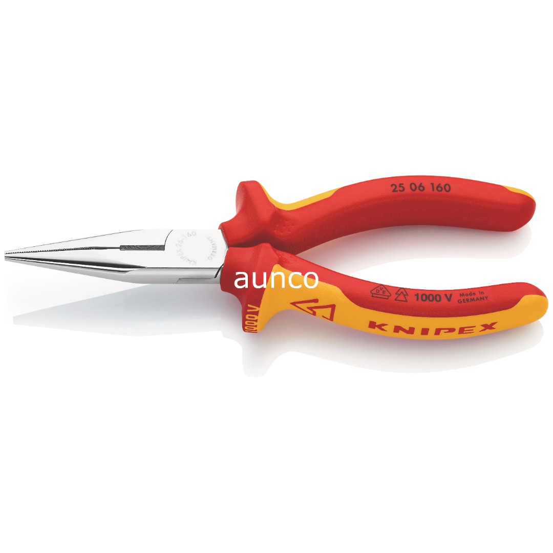 (COD) KNIPEX 25 06 160 Snipe Nose Side Cutting Pliers 2506160 1000V ...