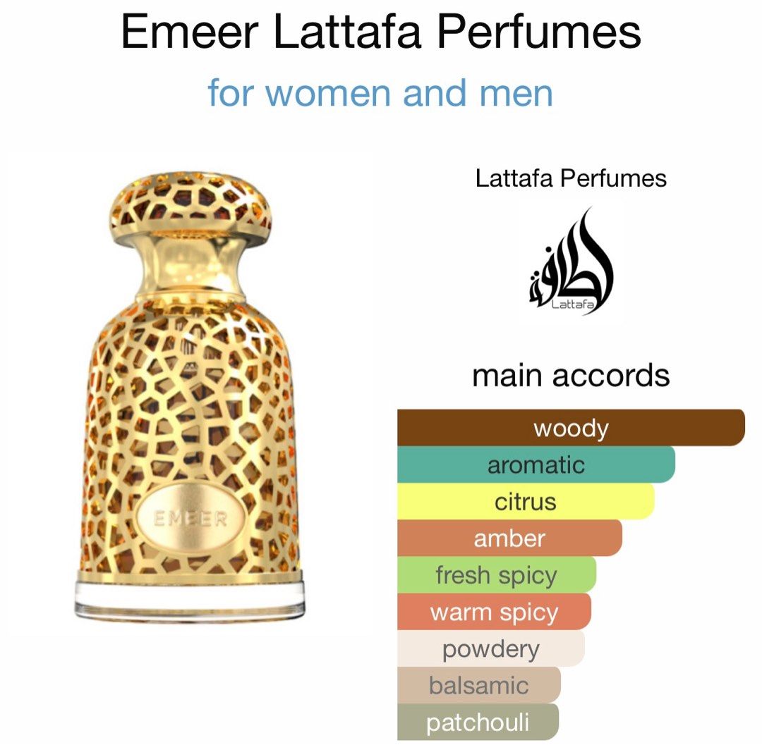 Lattafa Emeer 100ml, Beauty & Personal Care, Fragrance & Deodorants on ...