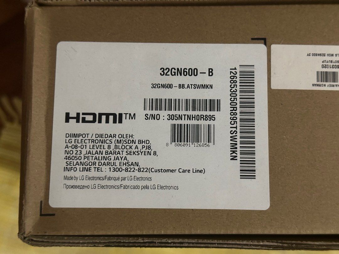 LG UltraGear 32GN600 31.5 165Hz 1ms MBR FreeSync, Computers & Tech ...