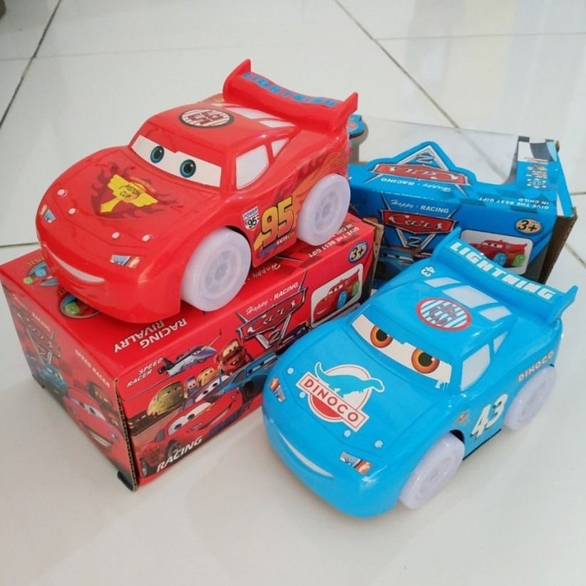 Mainan Mobil Mobilan Racing Sport Cars Bump And Go Musik Dan Lampu MK ...