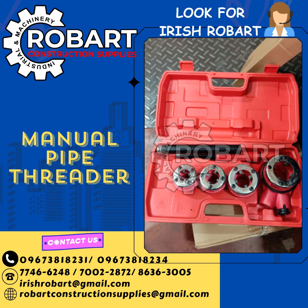 Manual Pipe Threader, Commercial & Industrial, Construction Tools ...