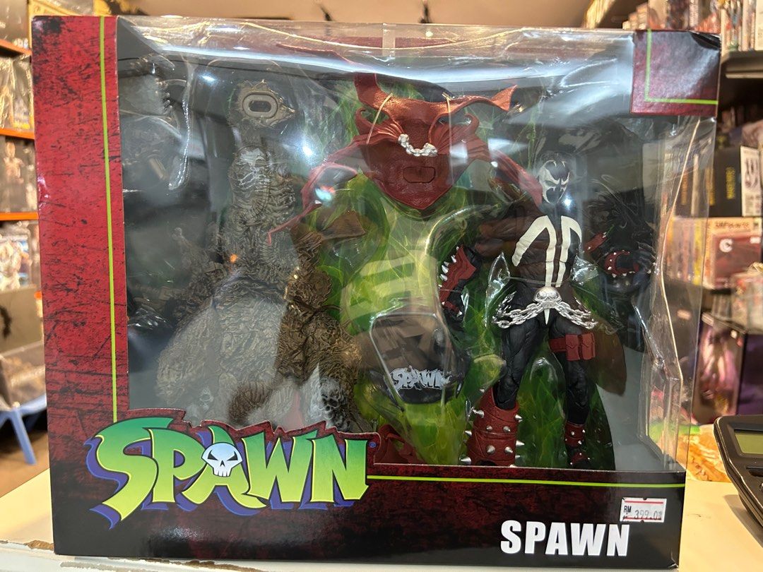 McFarlane Toys Spawn On Throne Deluxe Set, Hobbies & Toys, Toys & Games ...