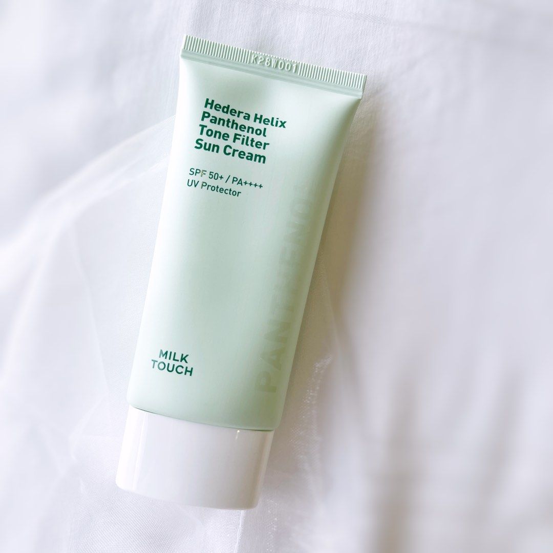 Milk Touch Hedera Helix Panthenol Tone Filter Sun Cream, Beauty ...