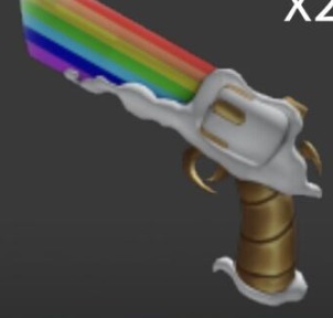 MM2 Murder Mystery 2 Rainbow gun （X1), Video Gaming, Video Games ...