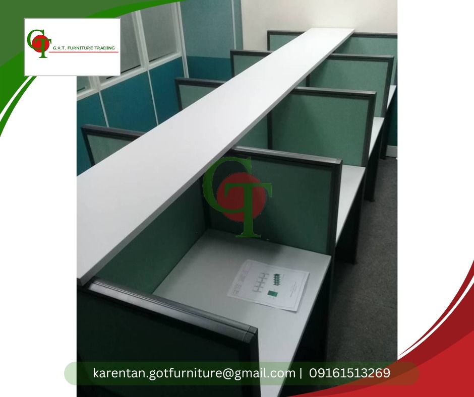 Modular Workstation with countertop | Office Partition | Customized ...
