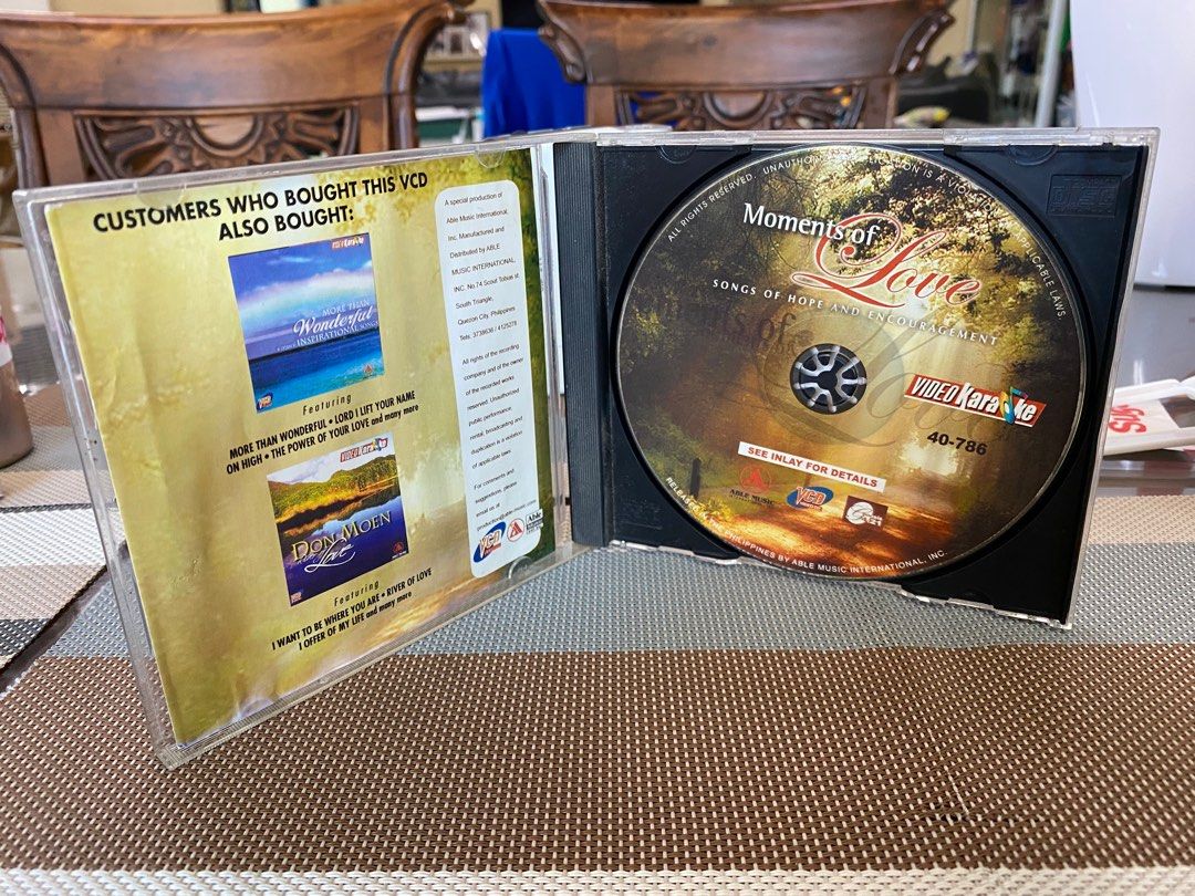 Moments of Love Video CD Karaoke VCD - Original Music - OPM South ...