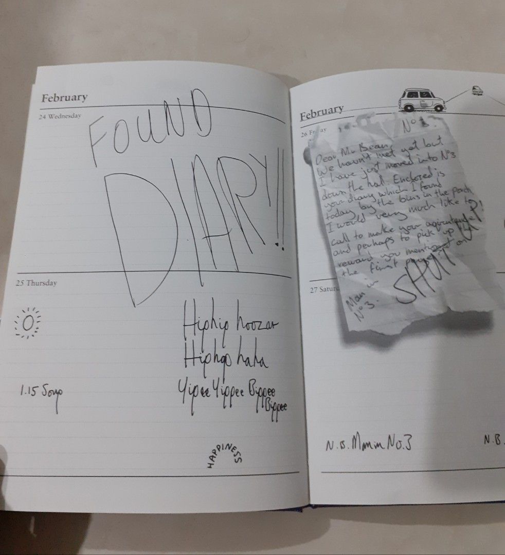 MR BEAN'S Diary 1993, Hobbies & Toys, Books & Magazines, Storybooks on ...