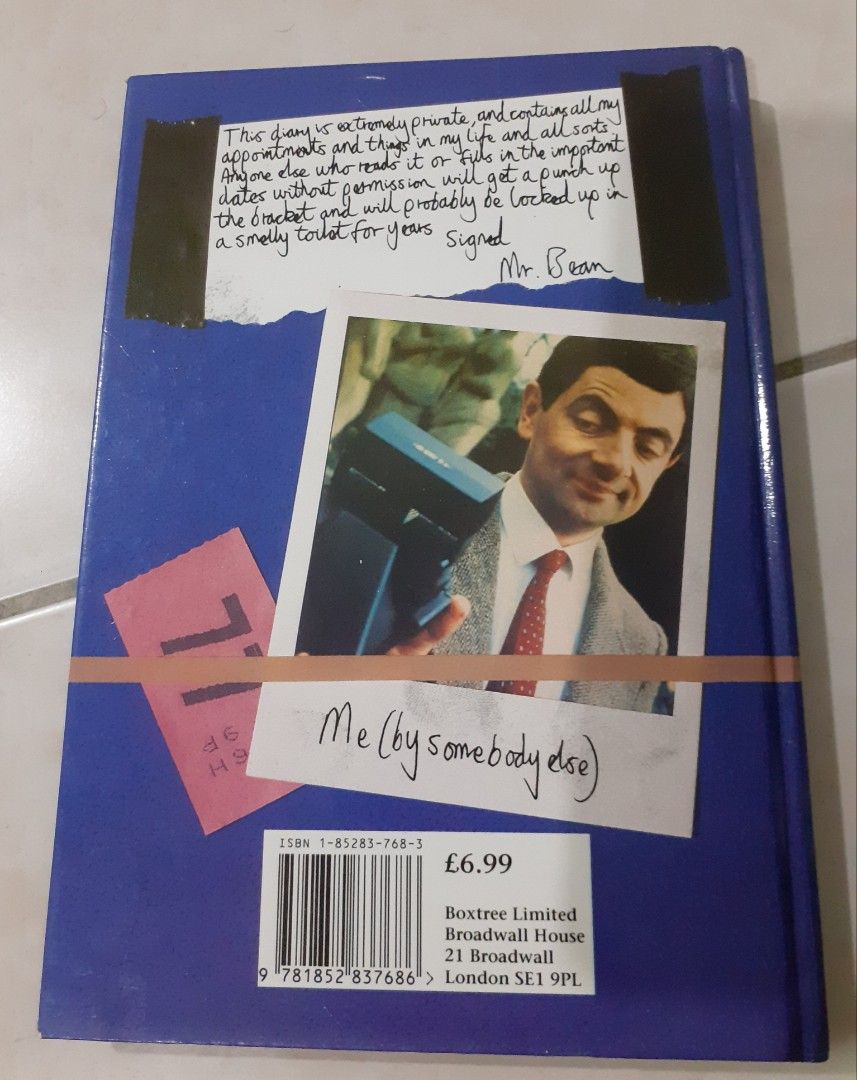 MR BEAN'S Diary 1993, Hobbies & Toys, Books & Magazines, Storybooks on ...