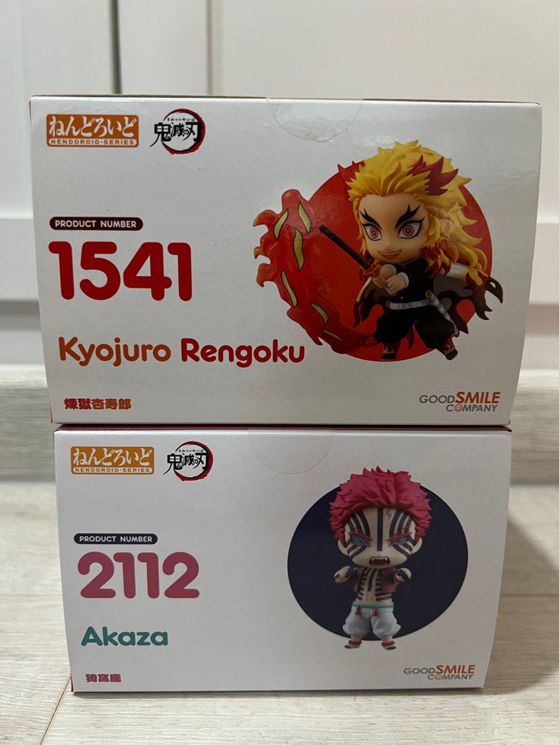 Nendoroid 1541 2112 Rengoku Kyojuro Akaza Demon Slayer Kimetsu no Yaiba ...