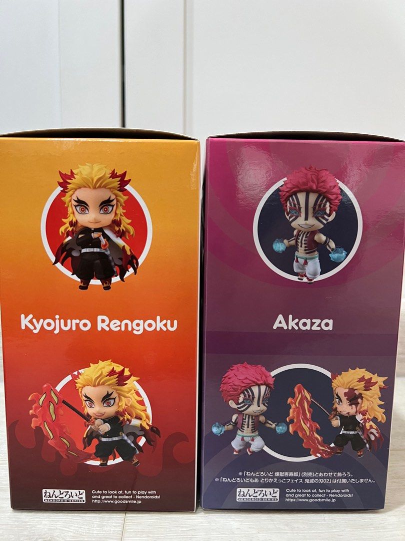 Nendoroid 1541 2112 Rengoku Kyojuro Akaza Demon Slayer Kimetsu no Yaiba ...