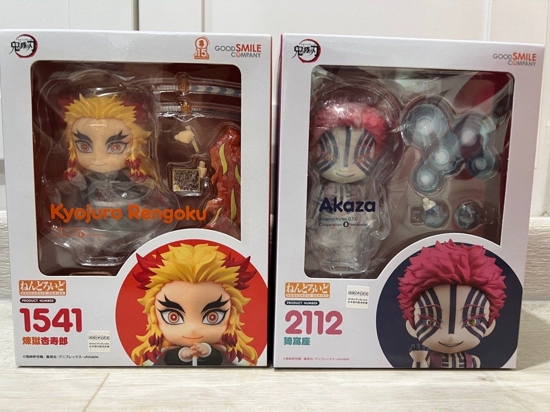 Nendoroid 1541 2112 Rengoku Kyojuro Akaza Demon Slayer Kimetsu no Yaiba ...