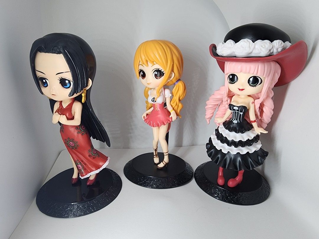 One Piece - Female Pirates Set - Nami, Perona, Boa Hancock - Cute Chibi ...
