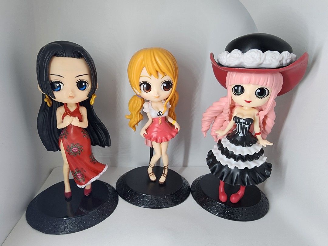 One Piece - Female Pirates Set - Nami, Perona, Boa Hancock - Cute Chibi ...