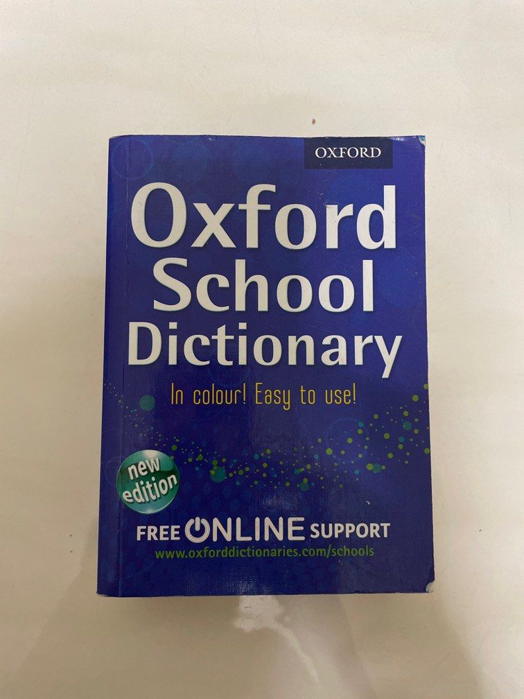 Oxford school dictionary (colored), Hobbies & Toys, Books & Magazines ...
