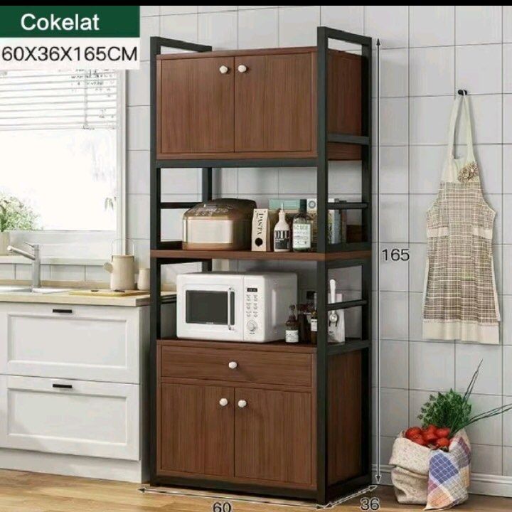 Rak dapur lemari dapur rak oven, Perabotan Rumah di Carousell