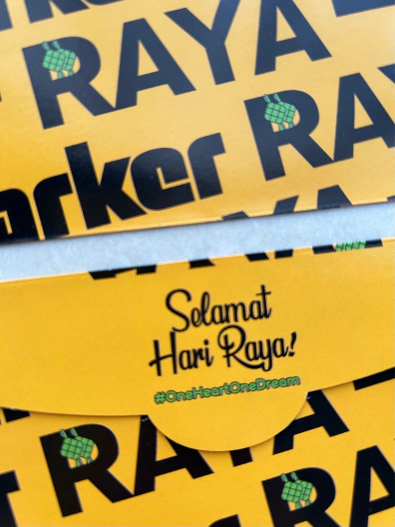 Raya Sampul Angpau x 5 pieces [past year edition], Hobbies & Toys ...