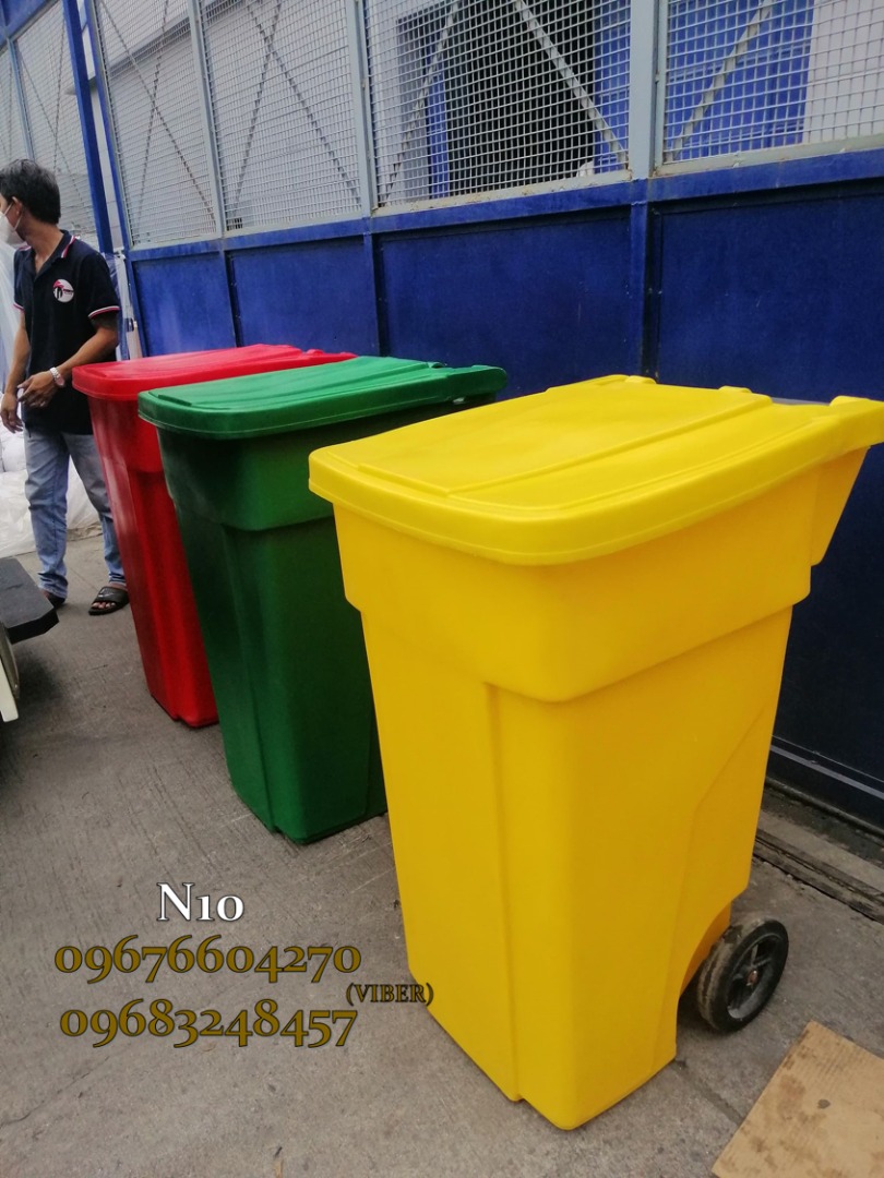 rolling bin 150 liters, Furniture & Home Living, Cleaning & Homecare ...