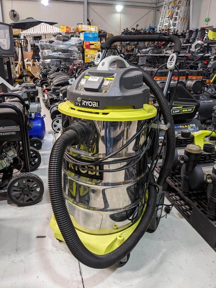 Ryobi 1400w 60L Wet & Dry Vacuum, TV & Home Appliances, Vacuum Cleaner ...