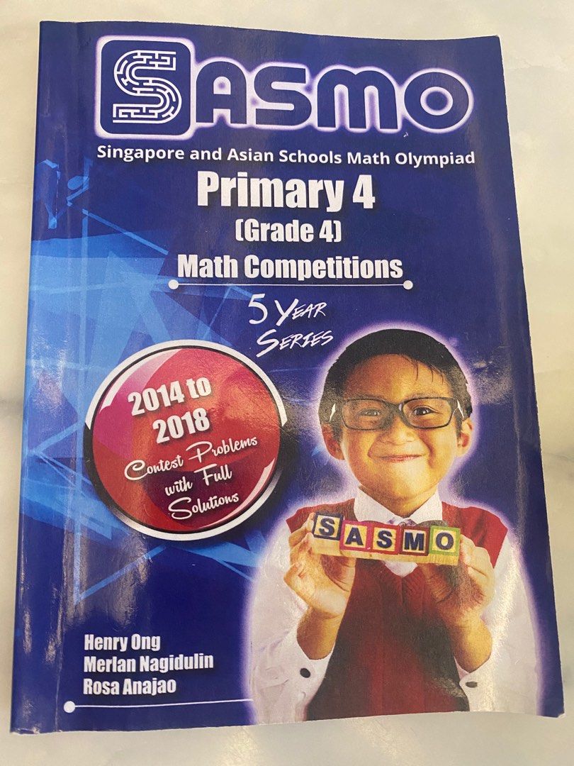Sasmo Primary 4 Grade 4 Math Olympiad, Hobbies & Toys, Books ...