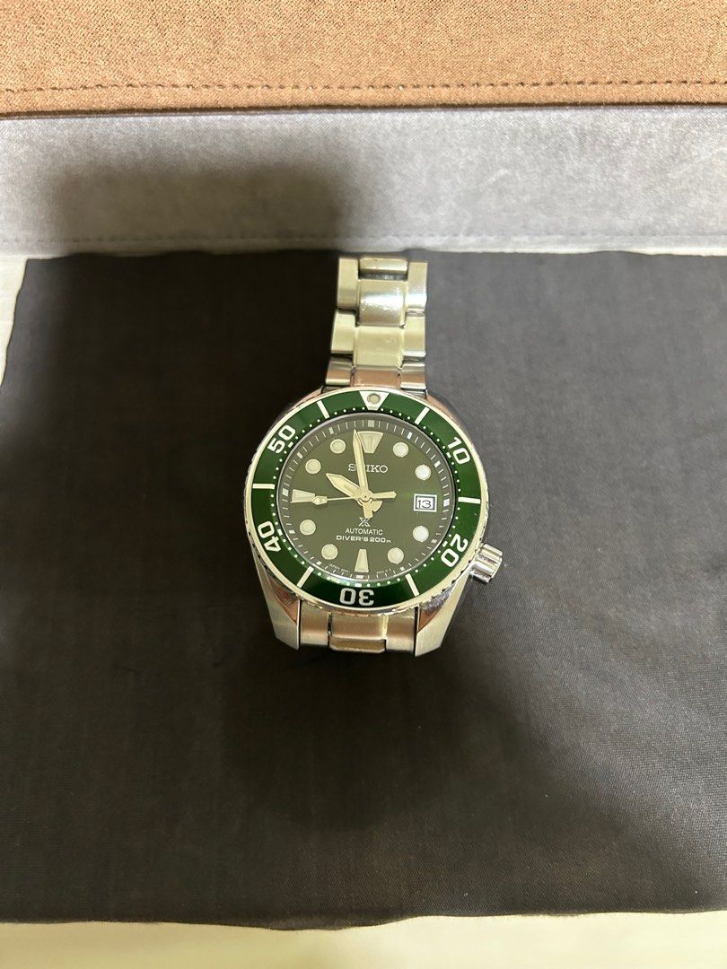 Seiko Green Sumo SPB103J1, Luxury, Watches on Carousell