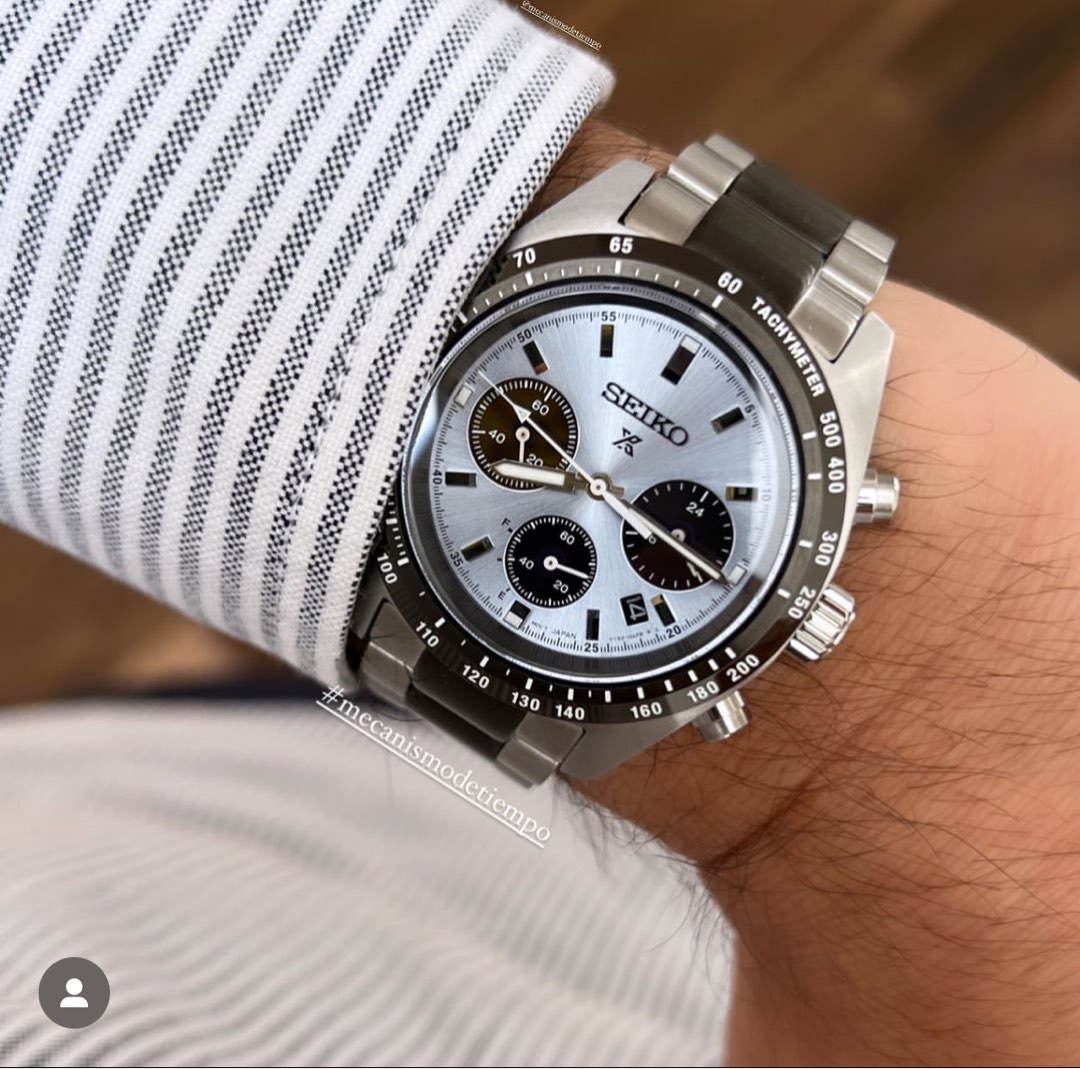 Seiko Ice Panda Limited Ed Speedtimer, 2022, Men's Fashion, Watches ...