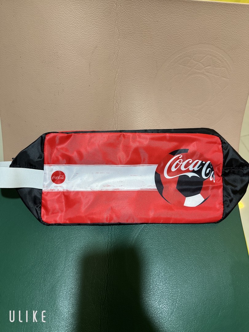 Shoe Bag / Pouch With Handle Coca Cola Design, Men's Fashion, Bags ...