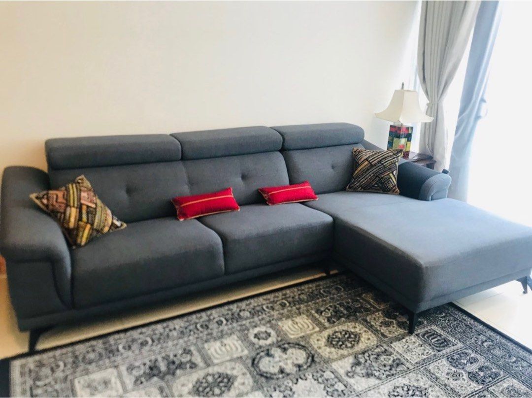 Sofas L seater, Furniture & Home Living, Furniture, Sofas on Carousell