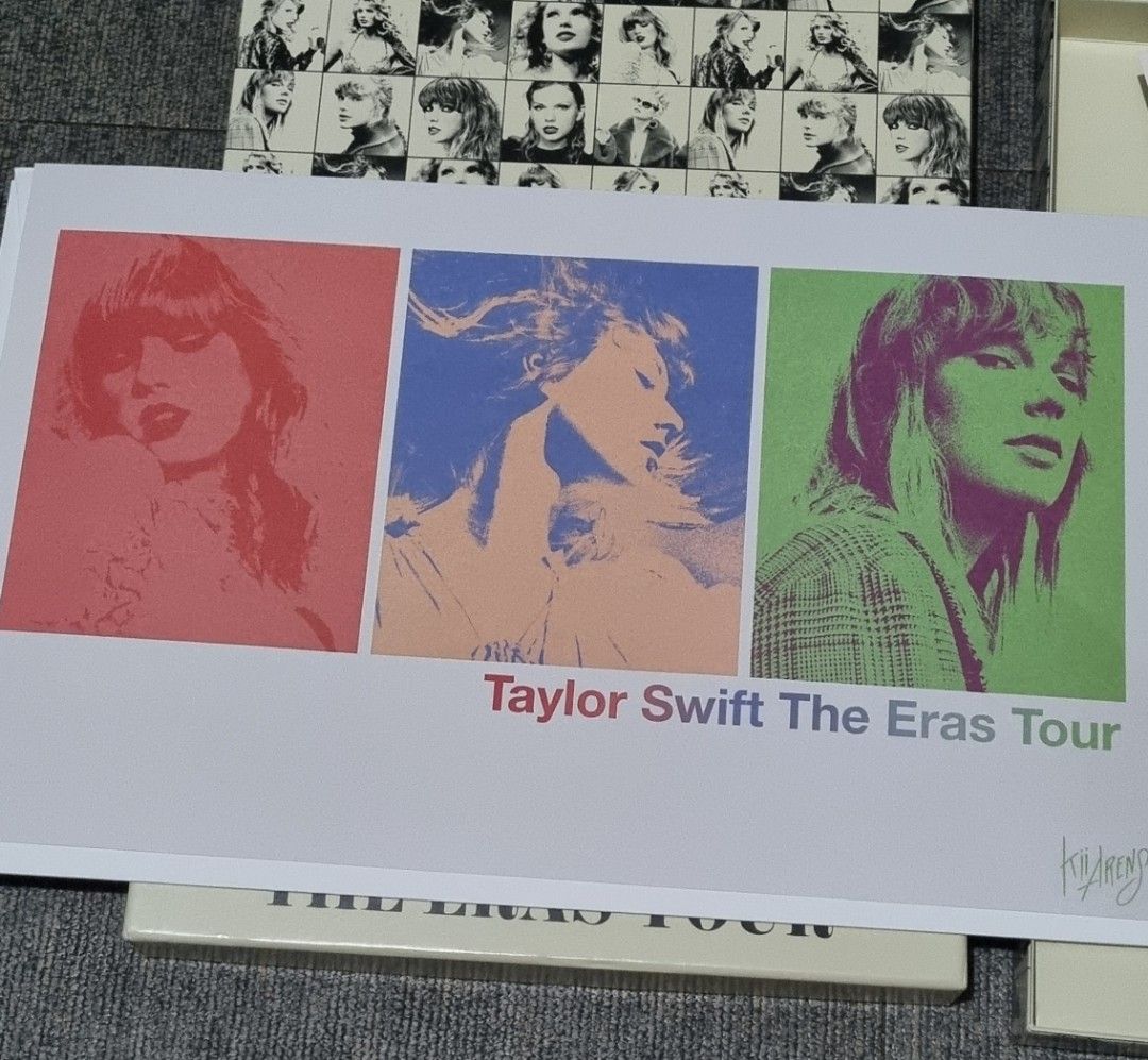 Taylor Swift Eras Tour VIP Postcard and Posters Merch, Hobbies & Toys ...
