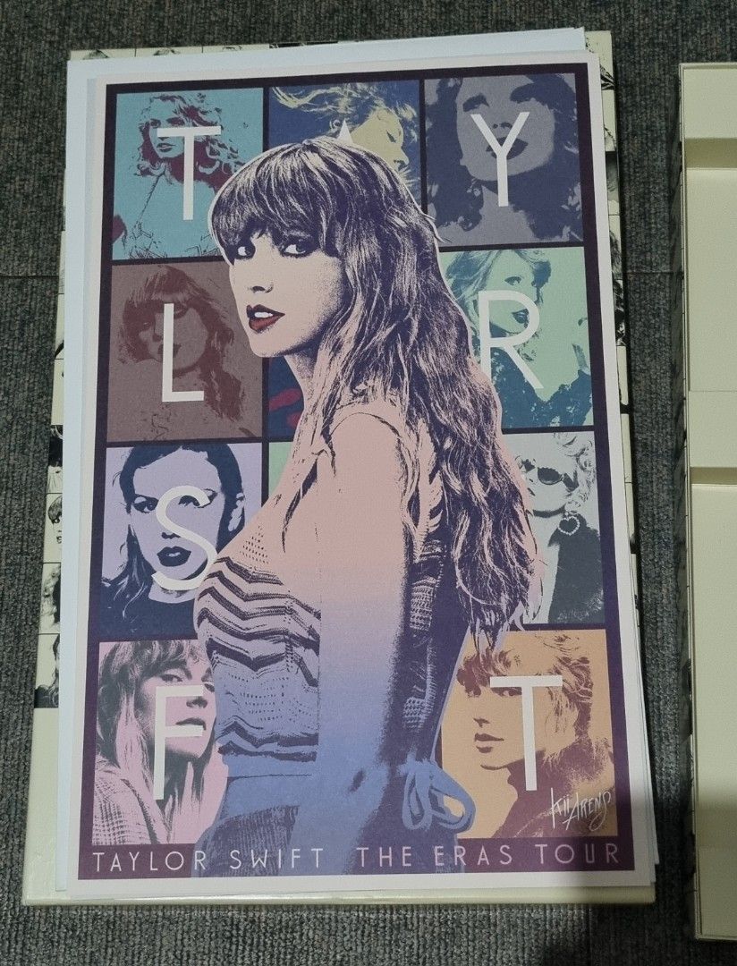 Taylor Swift Eras Tour VIP Postcard and Posters Merch, Hobbies & Toys ...