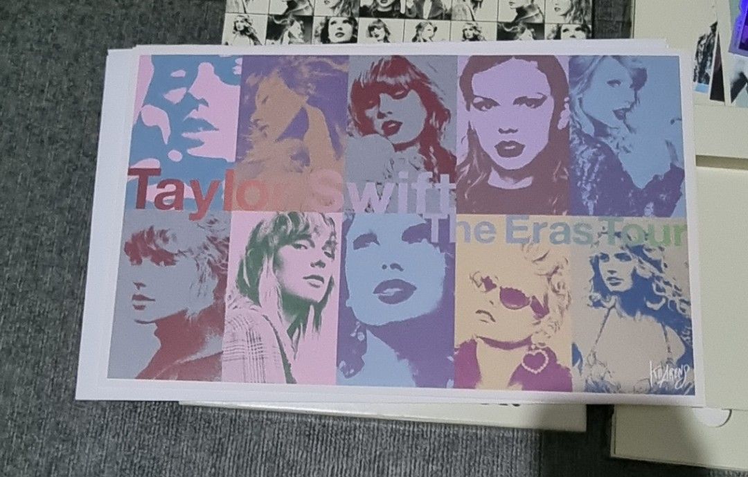 Taylor Swift Eras Tour VIP Postcard and Posters Merch, Hobbies & Toys ...