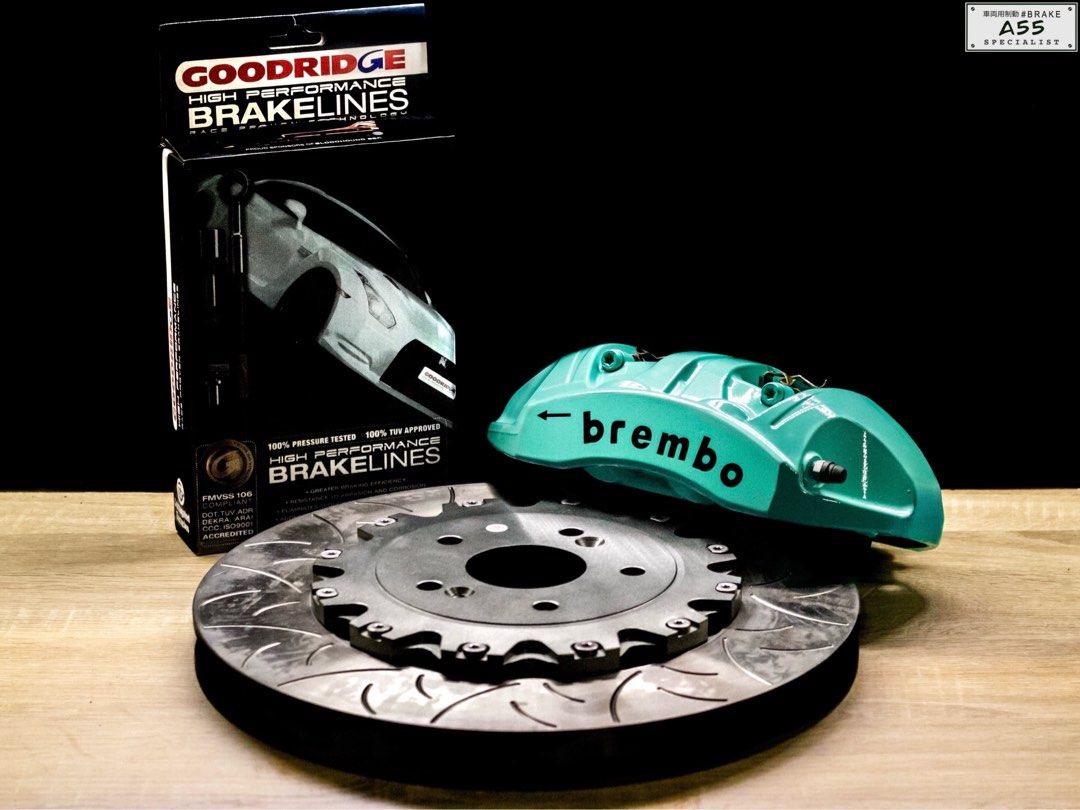 Tesla 3/Y Performance Brembo F50 4 Pot Caliper Brake Kit: Honda Vezel ...