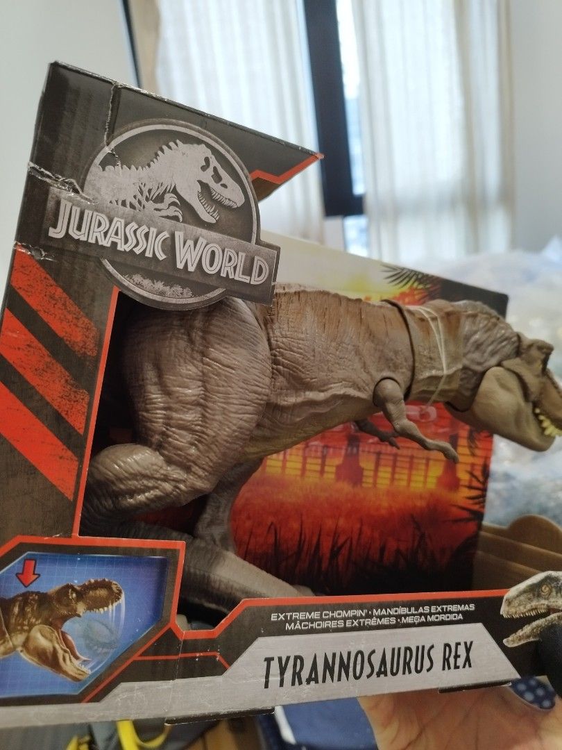 Trex Jurassic World Mouth Jaw Open Close, Hobbies & Toys, Toys & Games on Carousell