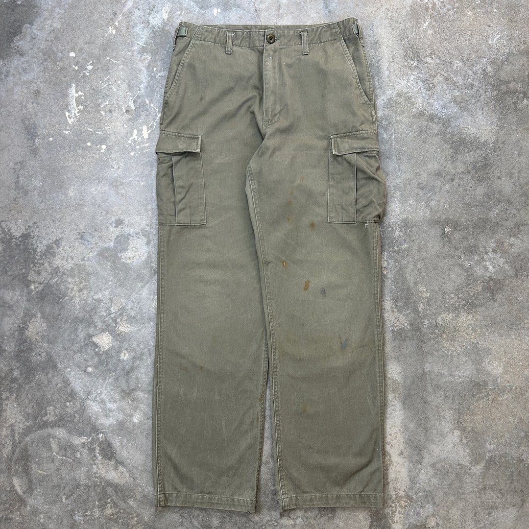 Vintage 90s Repro Army Pants (32x29.5), Men's Fashion, Bottoms ...