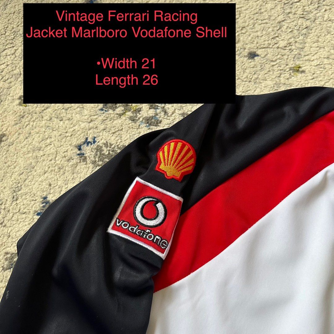Vintage Ferrari racing jacket, Men's Fashion, Activewear on Carousell