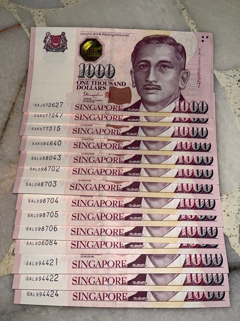 $1000 note - some in running numbers, Hobbies & Toys, Memorabilia ...