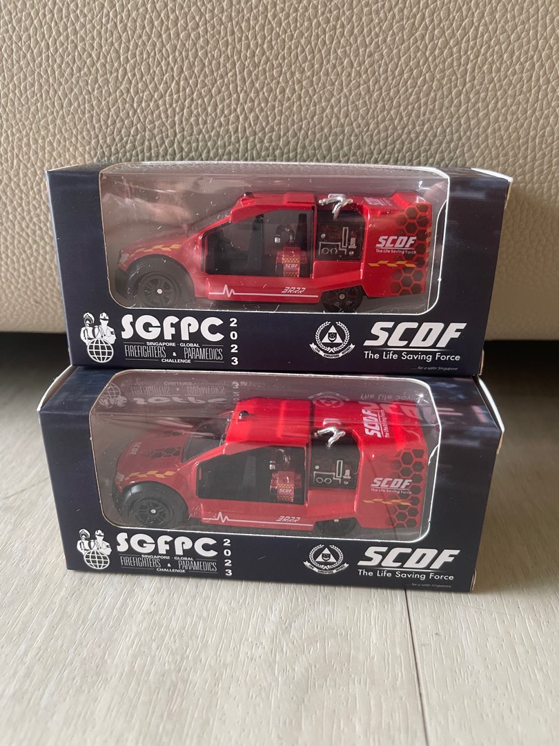 1/64 SCDF Red Rhino Robot 2nd Generation Singapore Fire DIECAST ...