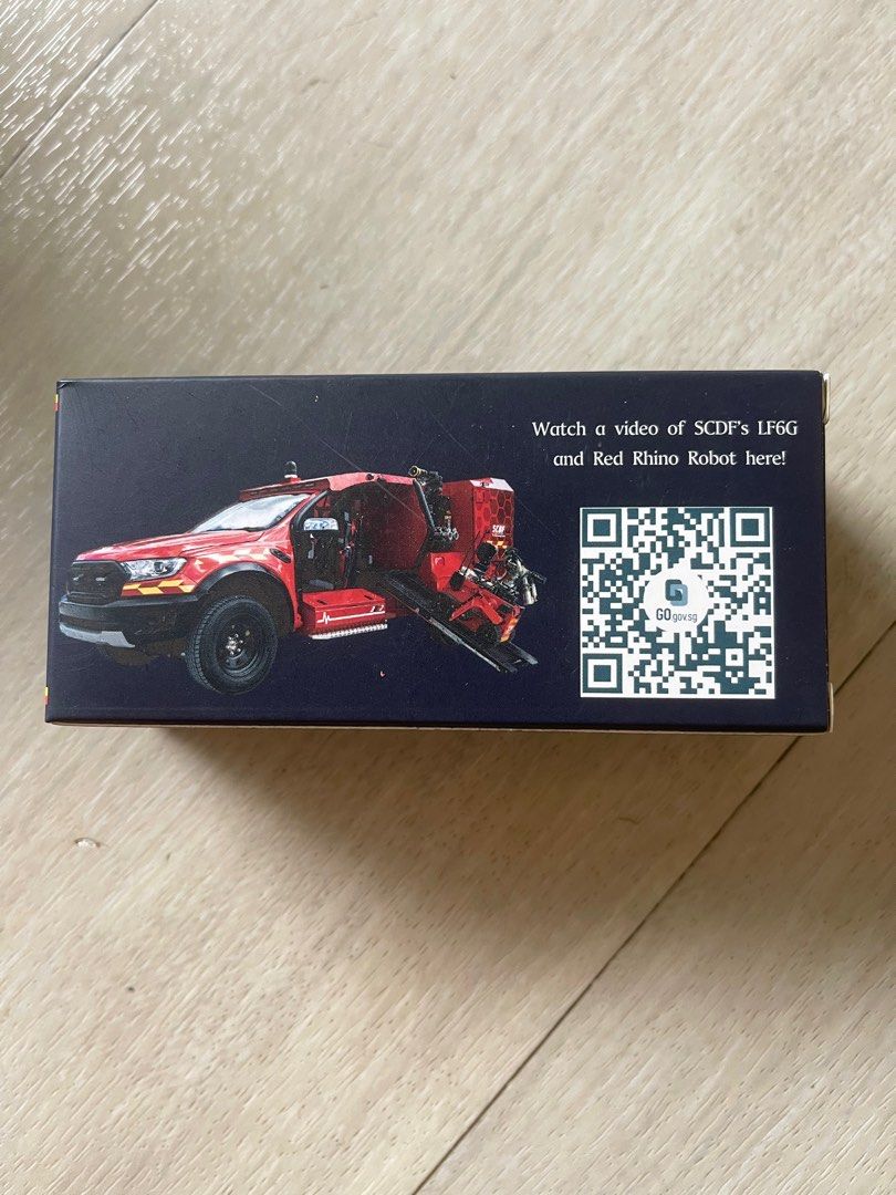 1/64 SCDF Red Rhino Robot 2nd Generation Singapore Fire DIECAST ...